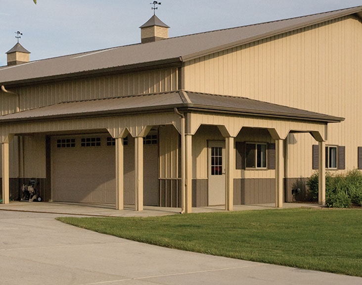 Machine Storage Building with Hydraulic Door | Indiana | FBi Buildings