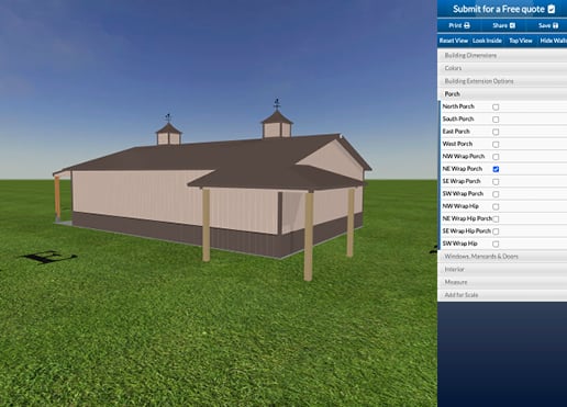 Design Your Own Pole Barn | FBi Buildings