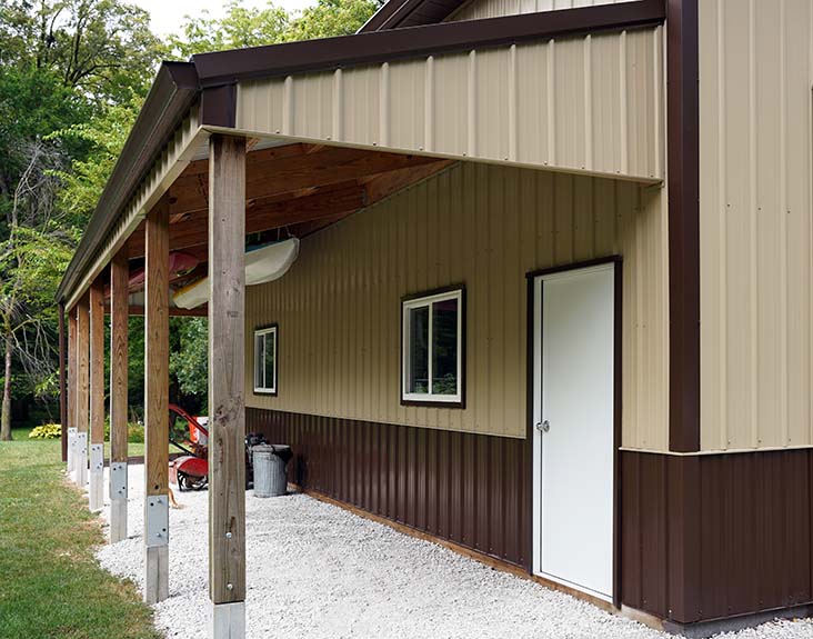 Post-Frame Garage | Grundy County, Illinois | FBi Buildings